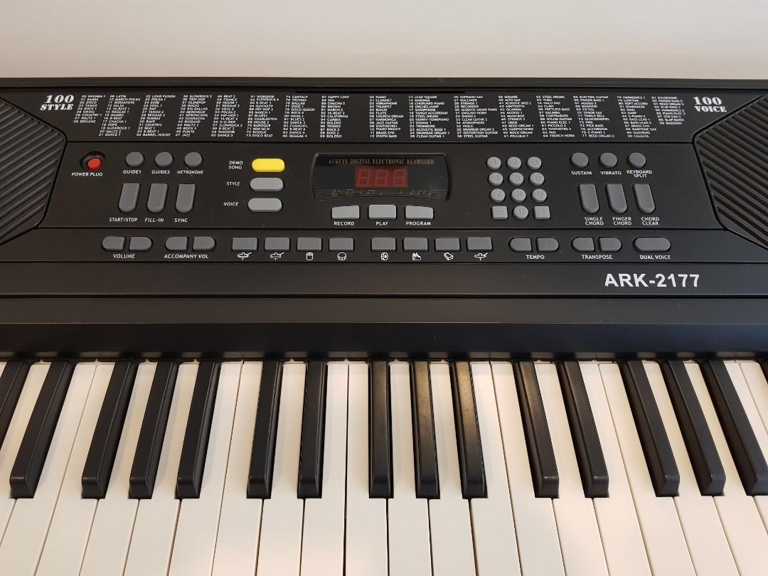 Electronic Keyboard ARK-2177, Hobbies & Toys, Music & Media, Musical ...