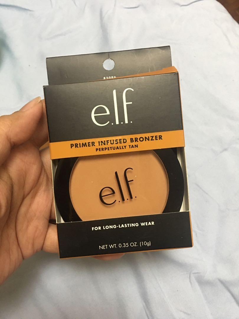 Elf Primer Infused Bronzer Perpetually Tan, Beauty & Personal Care ...