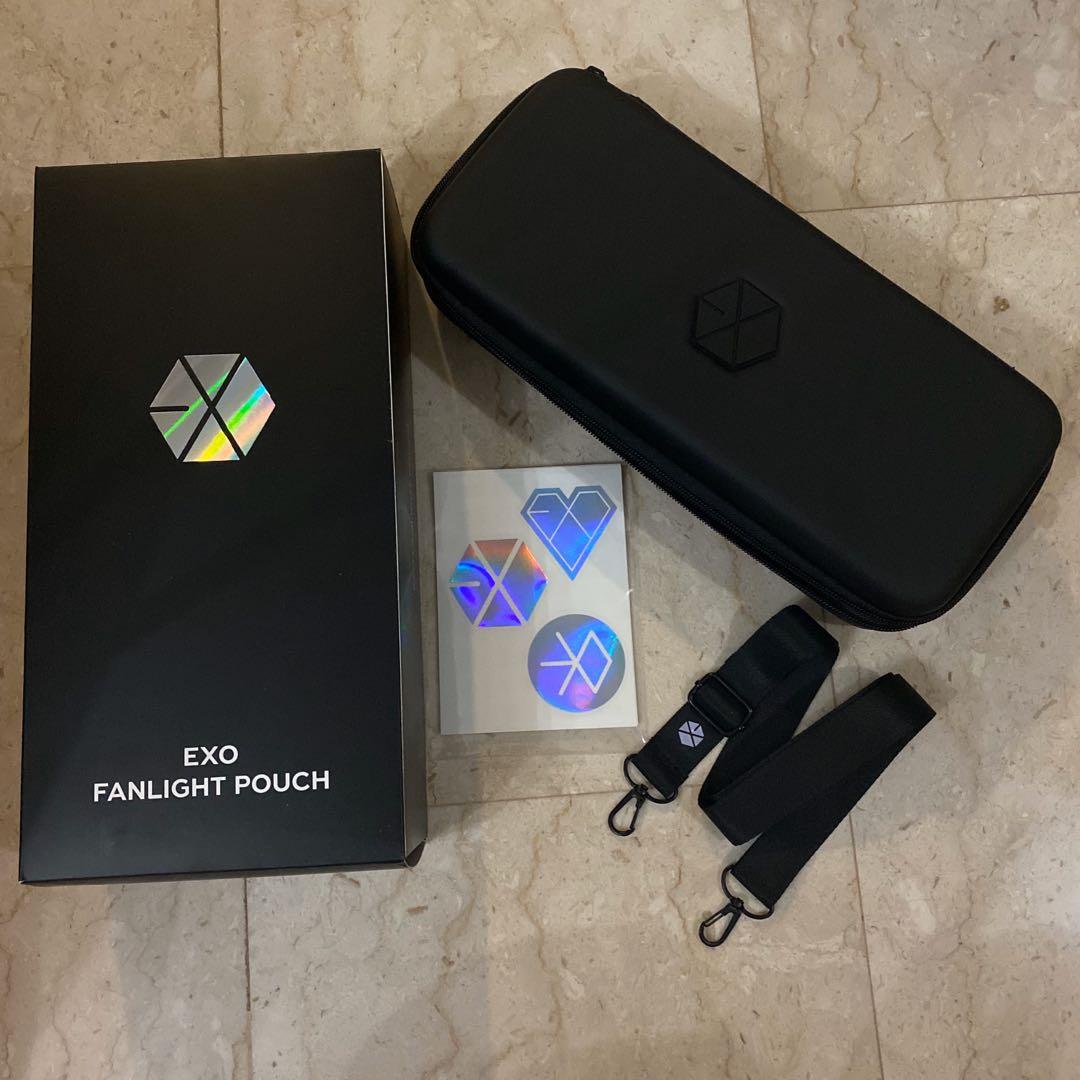 EXO Fanlight Pouch, Hobbies & Toys, Memorabilia & Collectibles, K-Wave ...