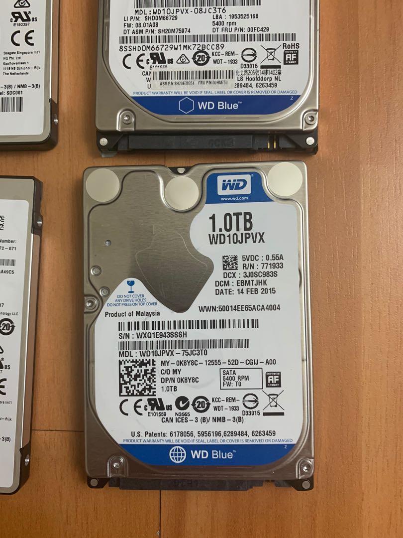 Hard Disk 1T, Computers & Tech, Parts & Accessories, Hard Disks ...