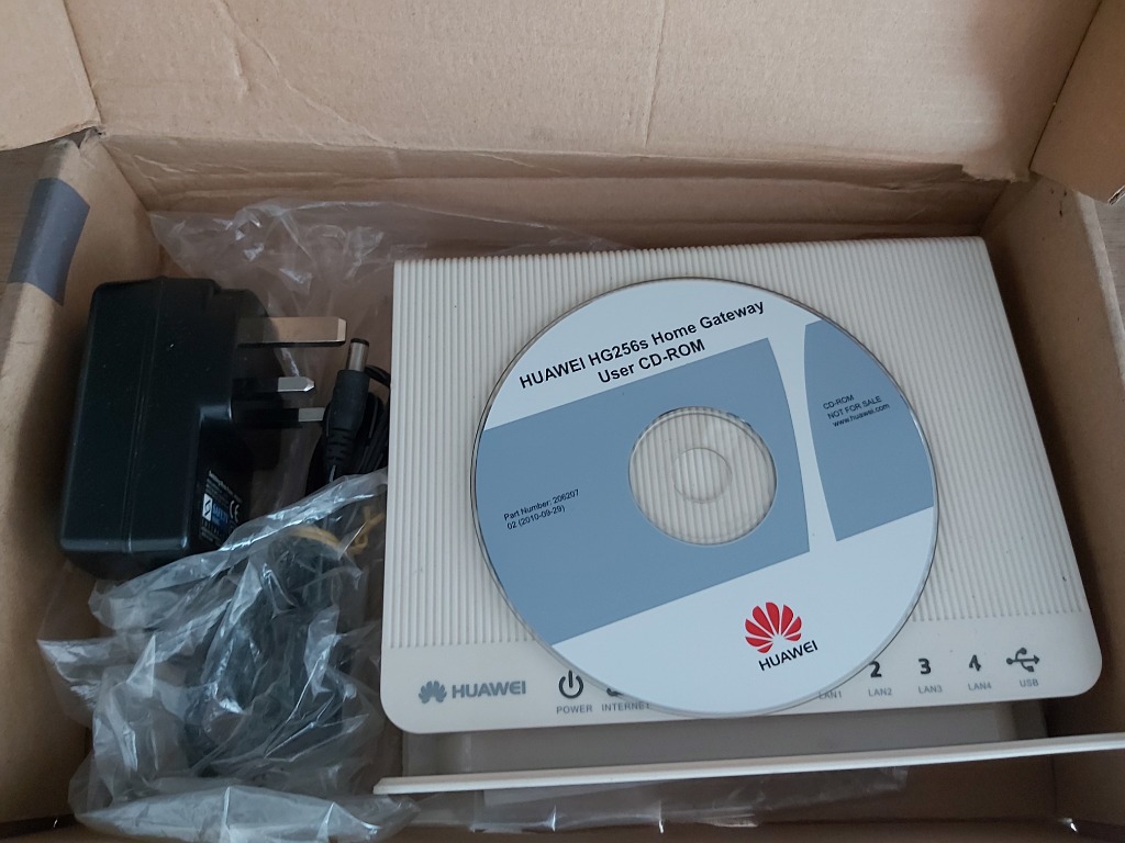 Huawei HG256S Home Gateway 4GE Ports Internet/Wifi Router @ P1800 Each ...