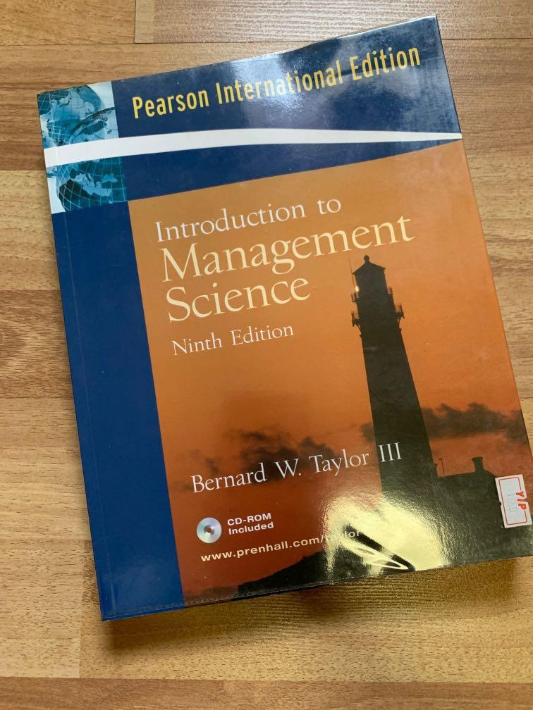 Introduction to Management Science, Hobbies & Toys, Books & Magazines ...