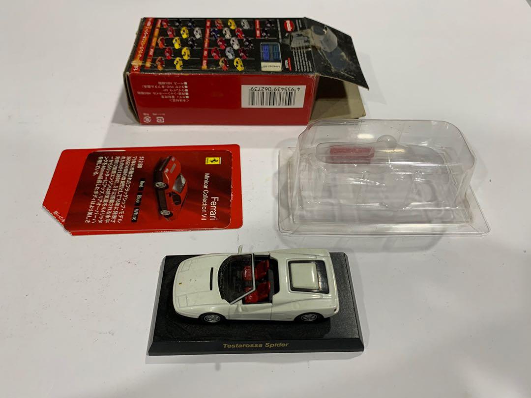 Kyosho Ferrari Testarossa Spider (1:64) Mini Car Collection, Hobbies ...