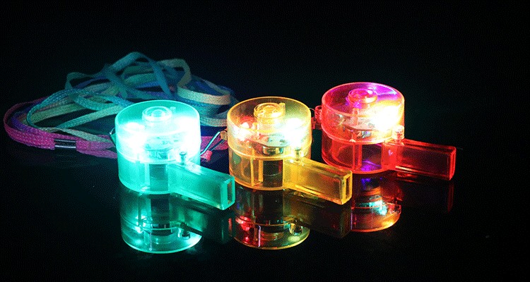LED Whistle Kids Whistle with Light Party Disco Beach Halloween ...