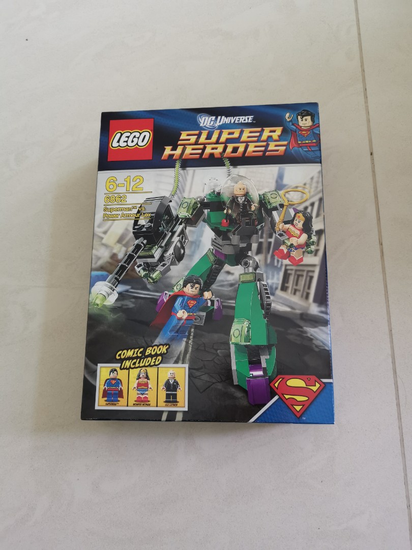 Lego 6862 -Superman vs Power Armour Lex, Hobbies & Toys, Toys & Games ...