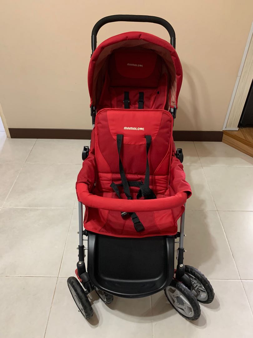 Mamalove Double Stroller, Babies & Kids, Going Out, Strollers on Carousell