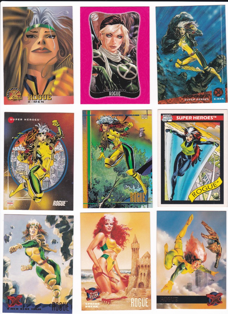 Marvel X-Men Rogue cards, Hobbies & Toys, Toys & Games on Carousell