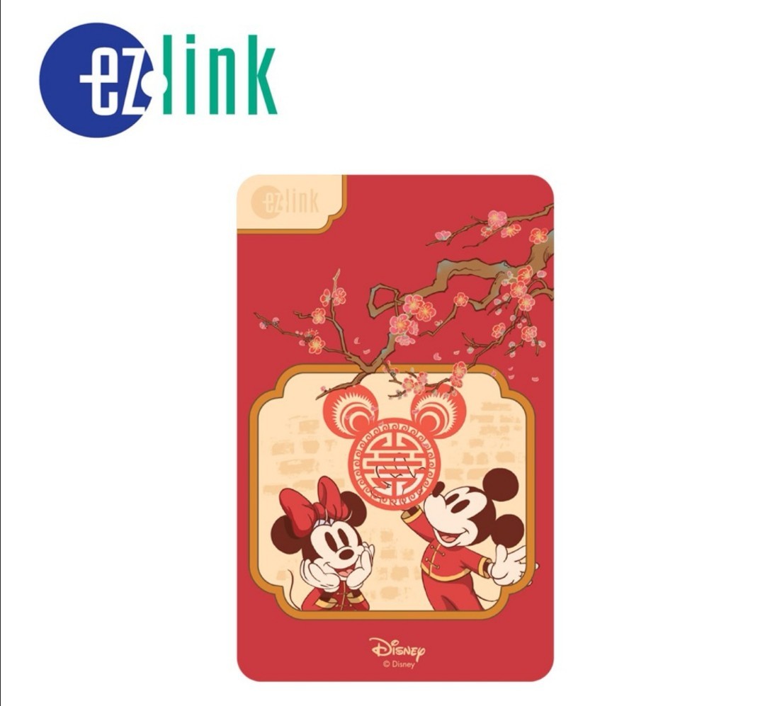 Mickey and Minnie Mouse EZ Link card (Free Ang Bao), Everything Else on Carousell