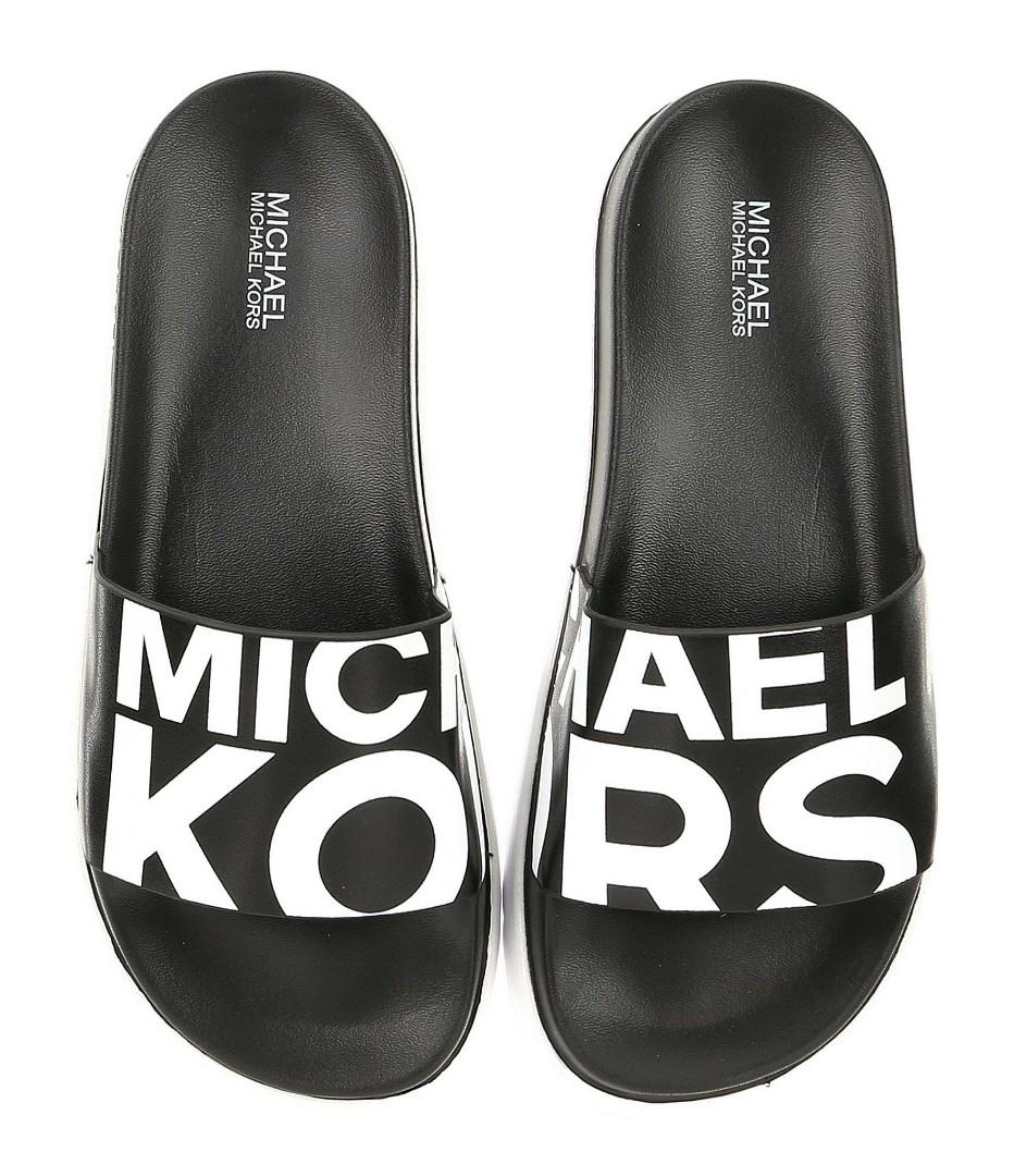 MK sliders Authentic, Women's Fashion, Footwear, Flipflops and Slides ...