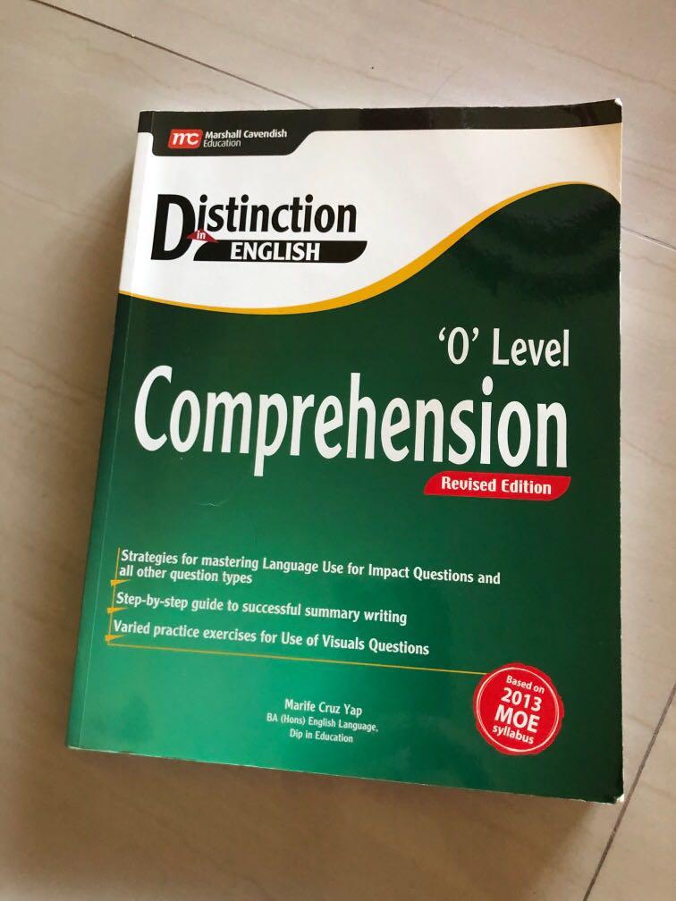 O Level English Comprehension, Hobbies & Toys, Books & Magazines ...