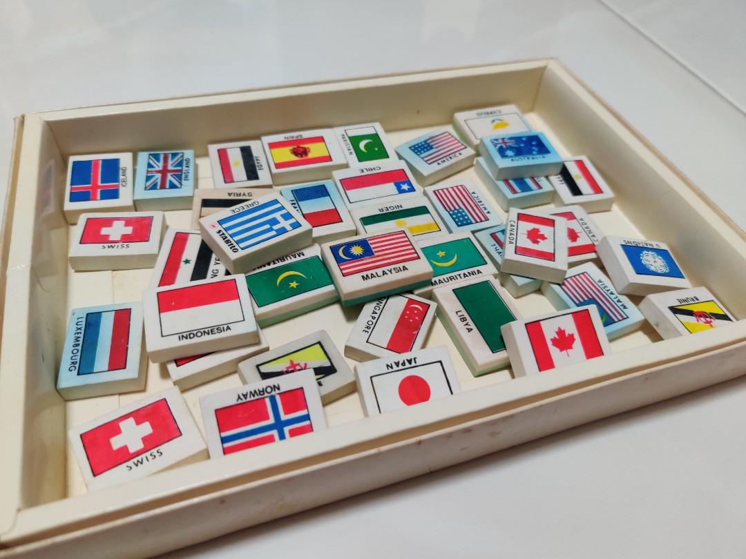 Old School Country Erasers, Hobbies & Toys, Toys & Games on Carousell