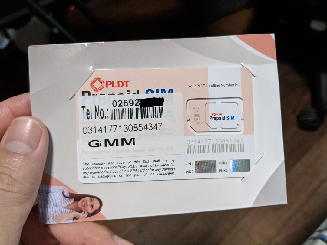 PLDT landline sim w/ 300 load, Computers & Tech, Office & Business ...