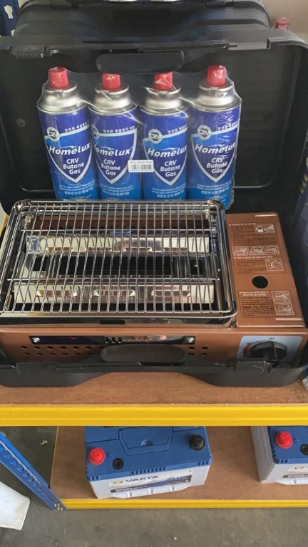 Portable Butane BBQ / Grill Pit, Everything Else on Carousell