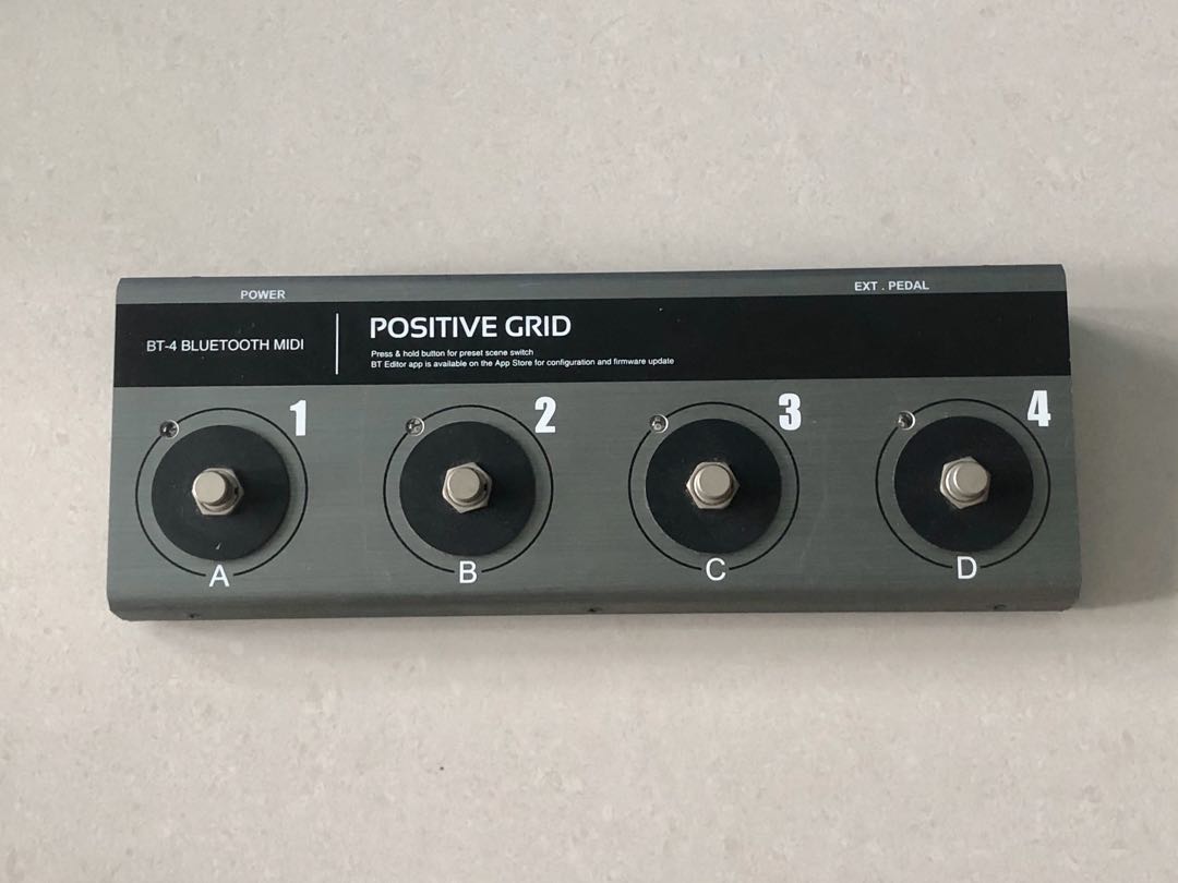 Positive Grid BT4 Bluetooth MIDI pedal, Hobbies & Toys, Music & Media ...
