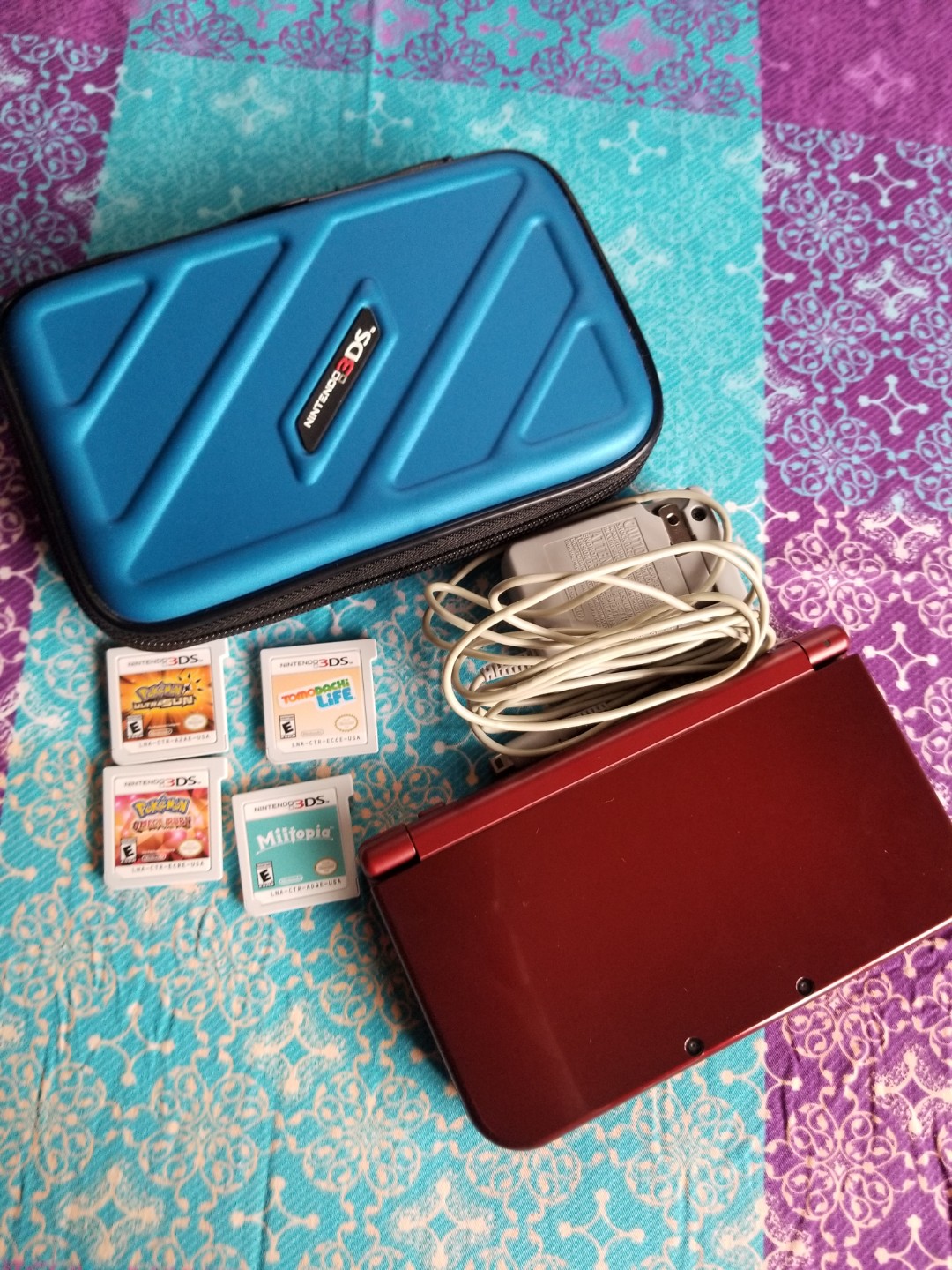 (RED) "new" Nintendo 3DS XL, Video Gaming, Video Game Consoles ...