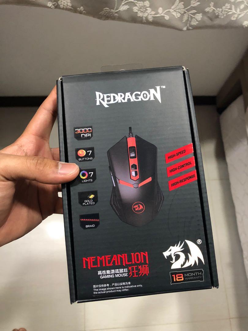 RedDragon Mouse, Computers & Tech, Parts & Accessories, Mouse & Mousepads on Carousell