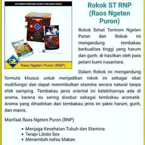 Rokok Obat Sehat Tentrem Cek Diskripsi, Kesehatan & Kecantikan ...