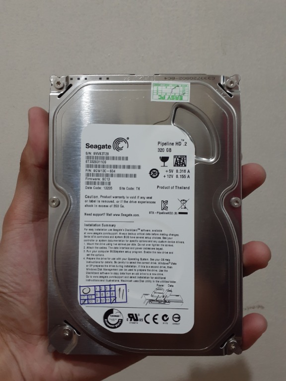 Seagate 320GB HDD for PC, Computers & Tech, Desktops on Carousell