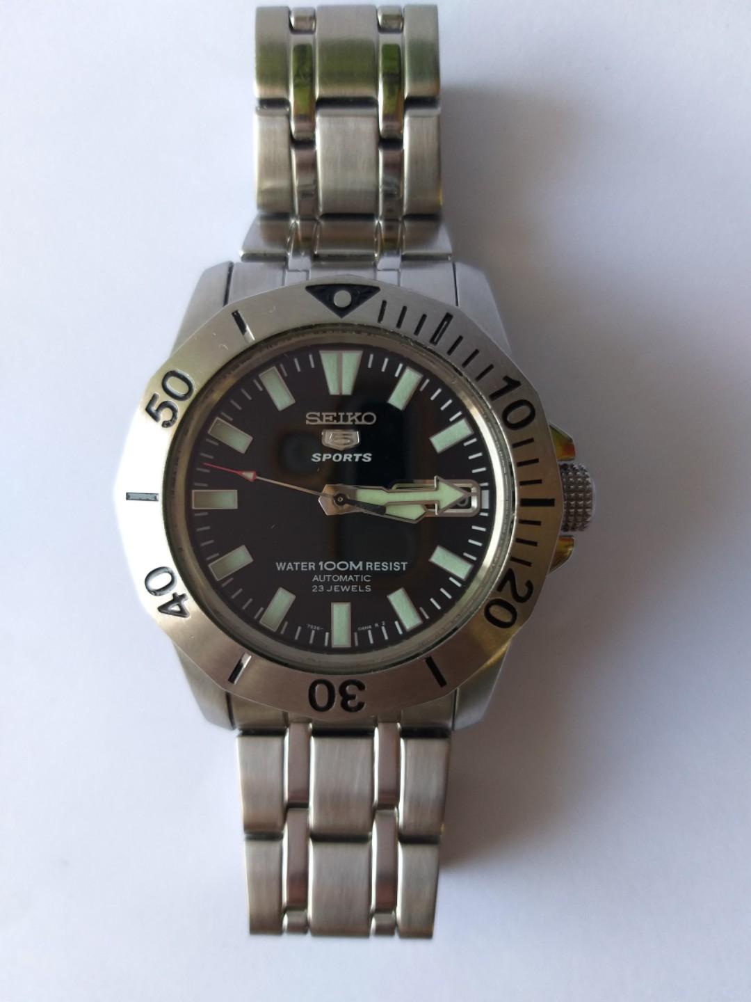 Seiko 5 sports, Men's Fashion, Watches & Accessories, Watches on Carousell