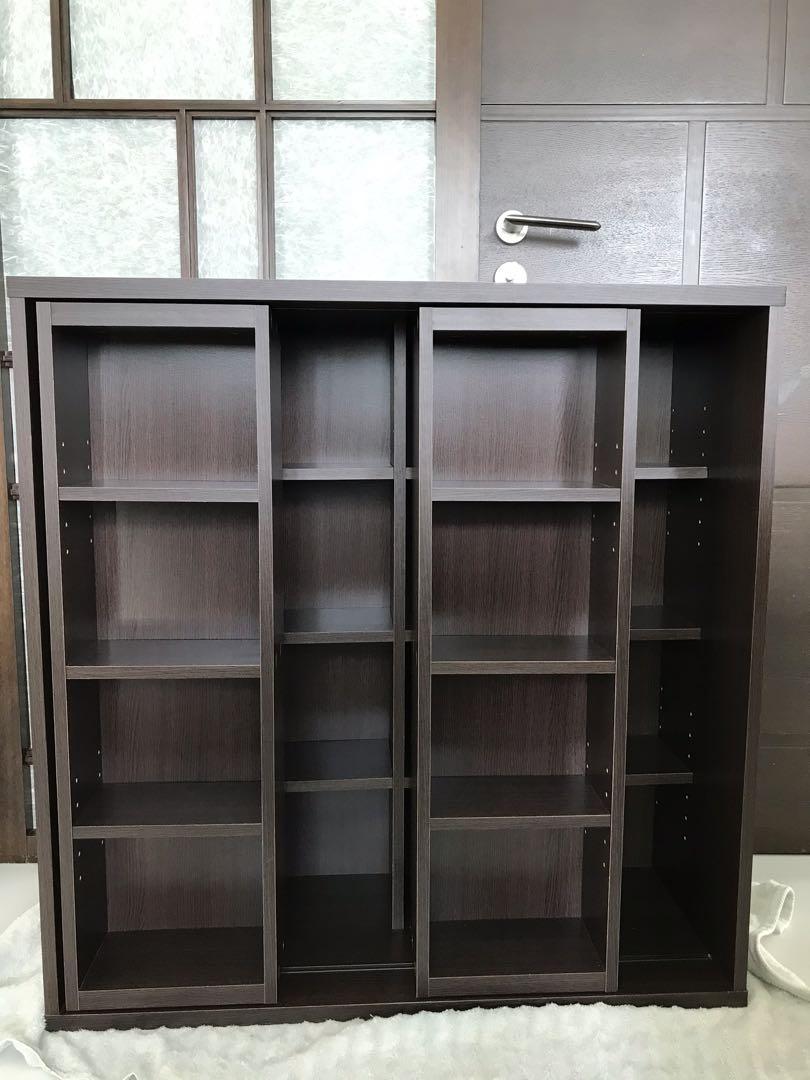 Sliding bookshelf, Furniture & Home Living, Furniture, Shelves ...