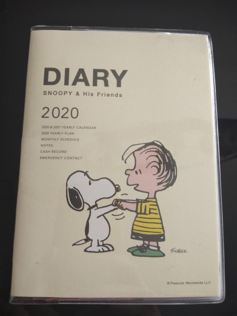 Snoopy handshake Hallmark 2020 Diary, Hobbies & Toys, Stationery ...