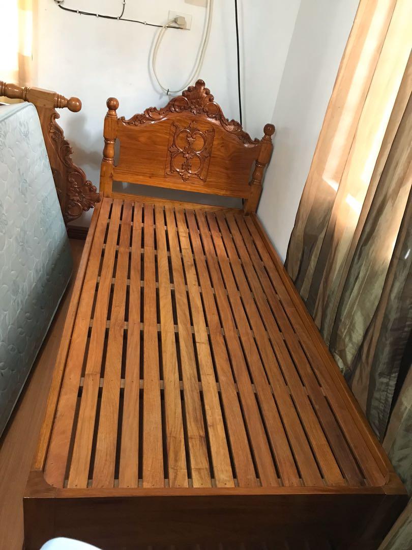 SOLID NARRA BED 100% PURE FIRST CLASS NARRA, Furniture & Home Living ...