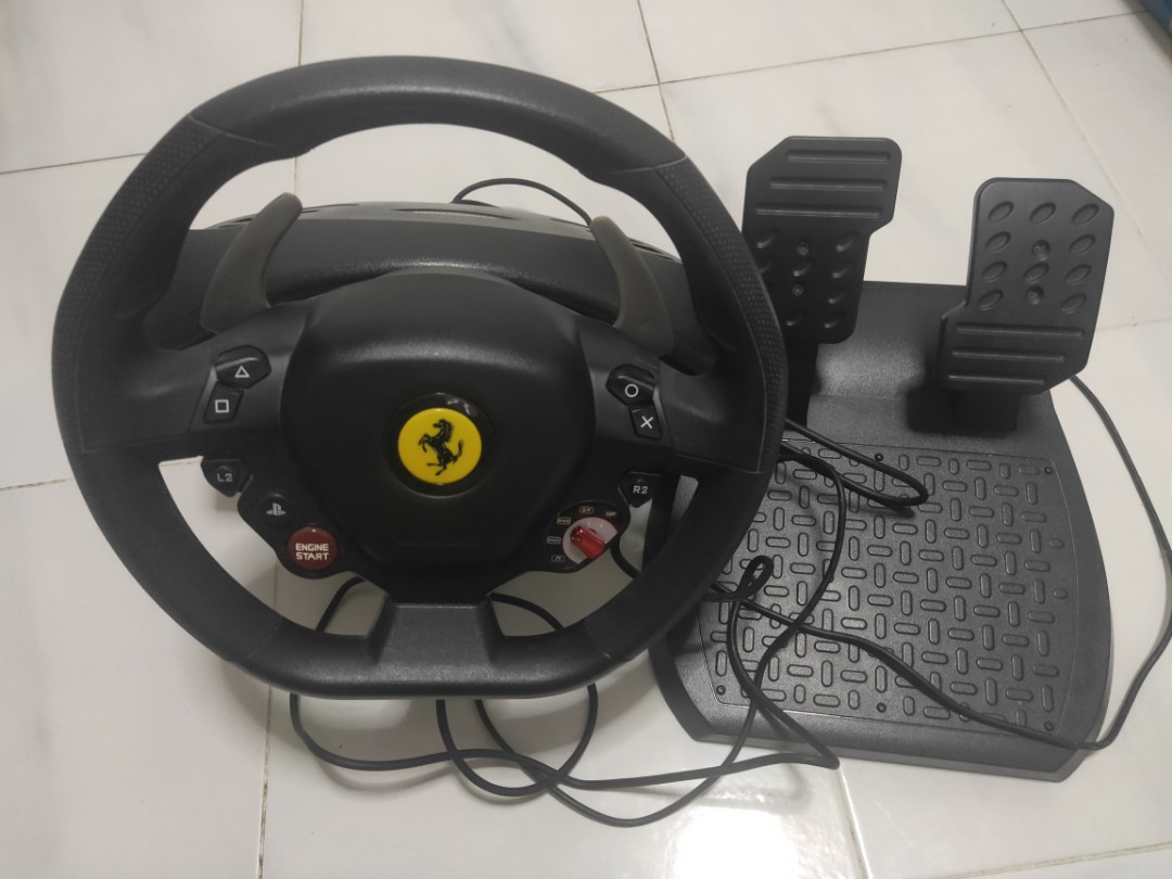 Thrustmaster T80 steering wheel, Video Gaming, Gaming Accessories ...