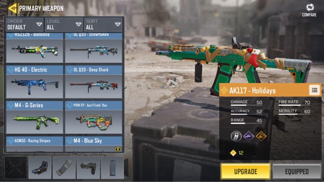 UPDATED CALL OF DUTY MOBILE LEGENDARY ACCOUNT, Video Gaming, Gaming ...