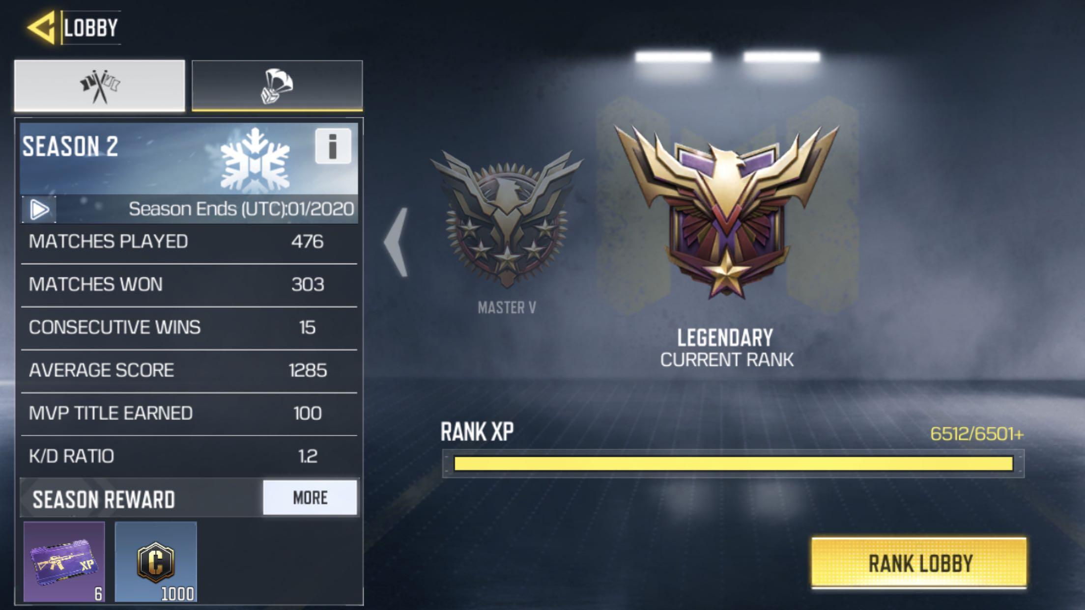 UPDATED CALL OF DUTY MOBILE LEGENDARY ACCOUNT, Video Gaming, Gaming ...