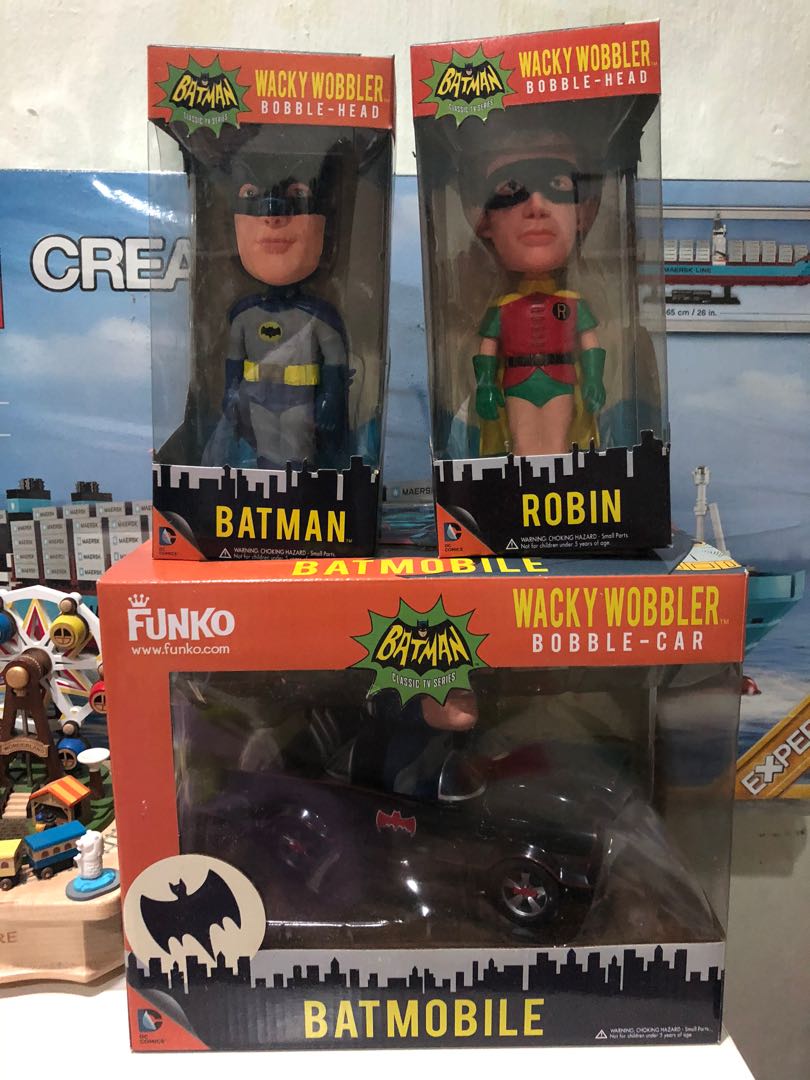 Wacky wobbler batman set first gen, Hobbies & Toys, Toys & Games on ...
