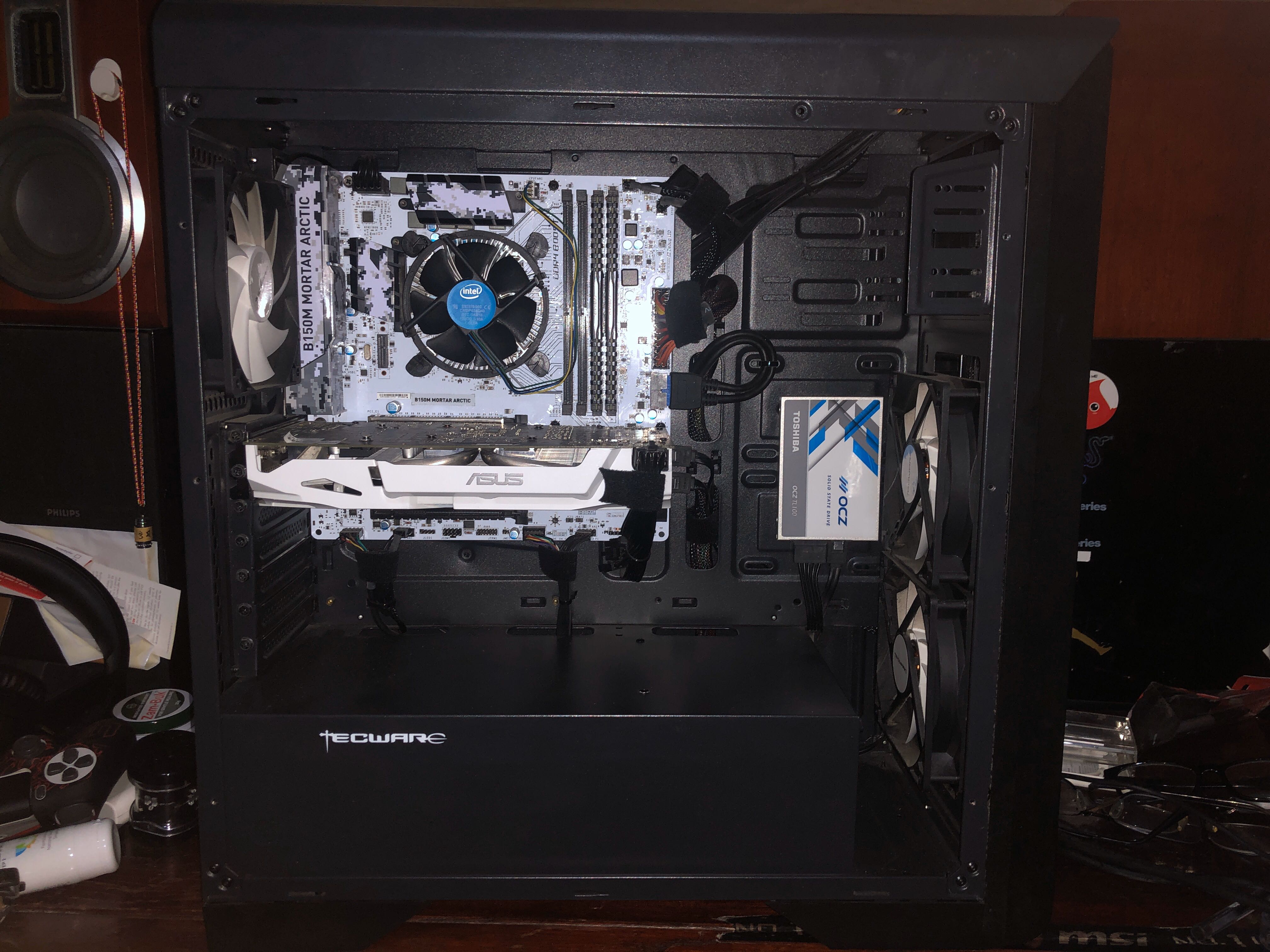 White theme Gaming PC, Computers & Tech, Parts & Accessories, Computer ...