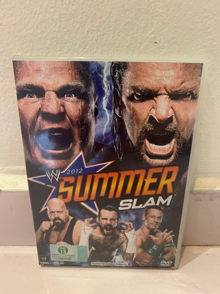 WWE Summerslam 2012 DVD, Hobbies & Toys, Music & Media, CDs & DVDs on ...