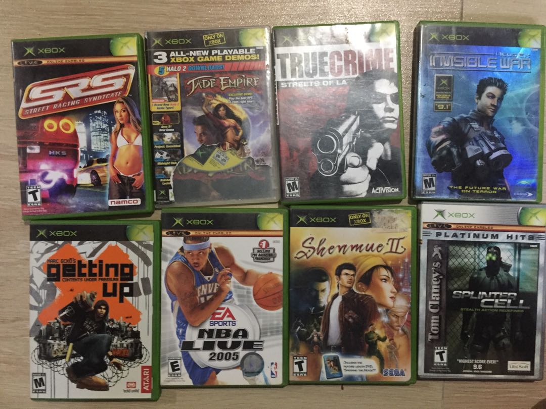 Xbox first gen games, Video Gaming, Video Games, Xbox on Carousell