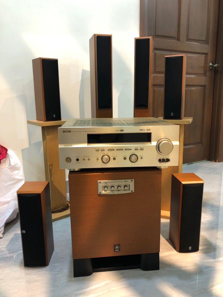 Yamaha speaker and amplifier ( whole set), Audio, Soundbars, Speakers & Amplifiers on Carousell