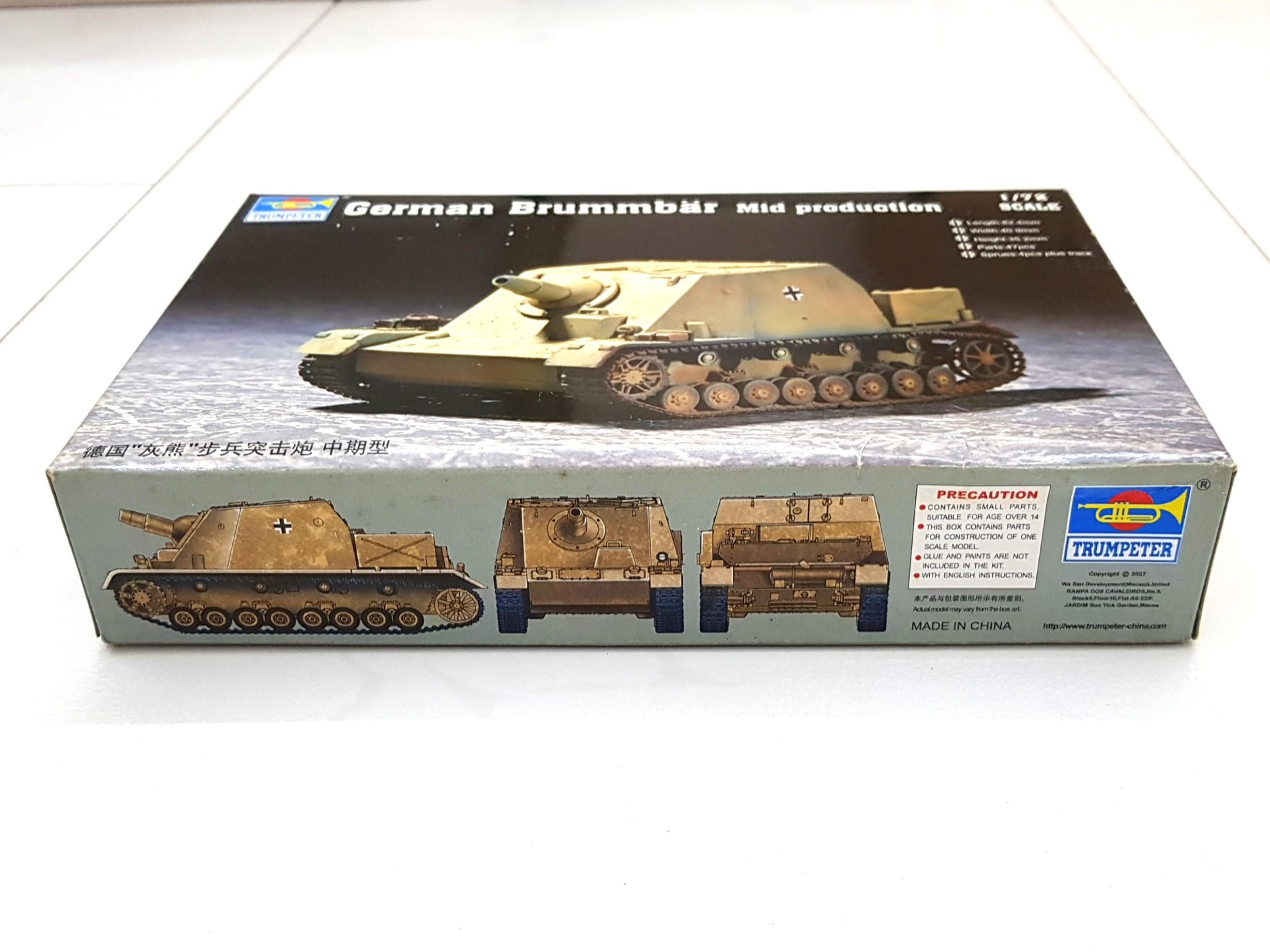 1/72 07211 Trumpeter German Brummbar Mid Production (2nd World War ...