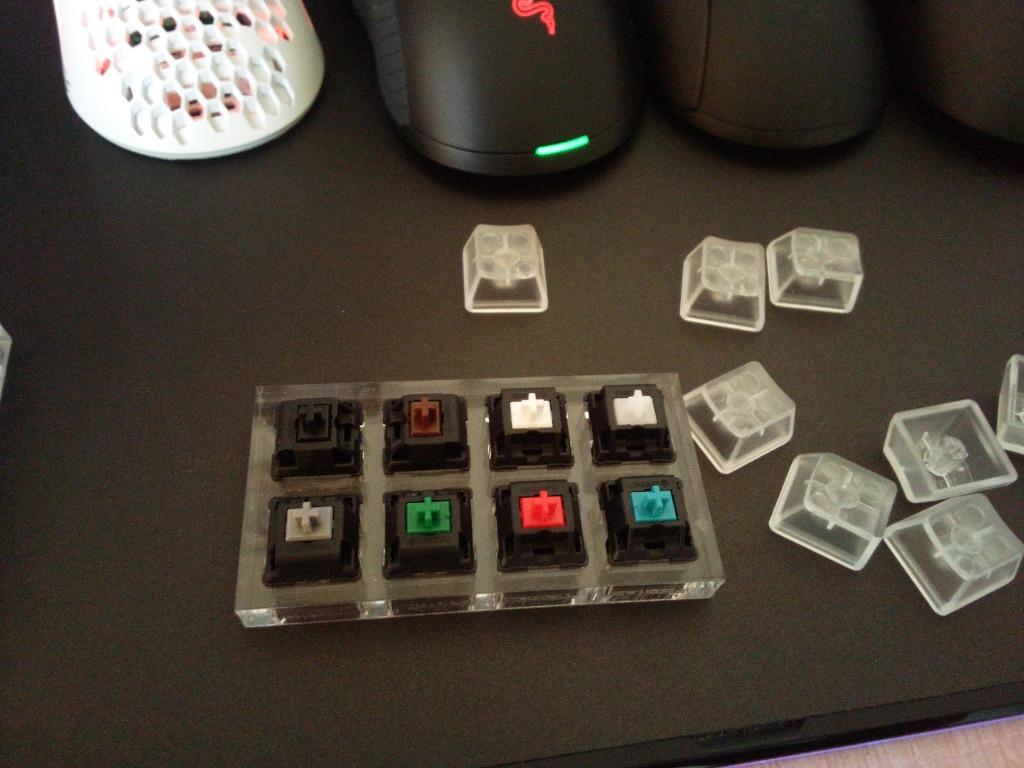 8 Key Mechanical Keyboards Switch Tester Kit Keycaps Switches Sampler ...