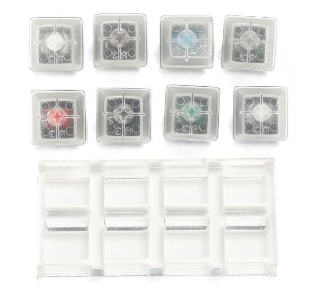 8 Key Mechanical Keyboards Switch Tester Kit Keycaps Switches Sampler ...