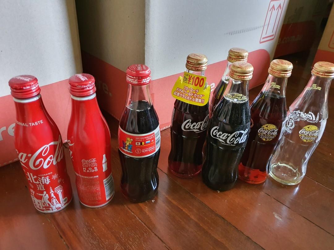 Frisbee and 8 x Limited Edition Coca Cola Bottles Coke - WORLD Cup ...