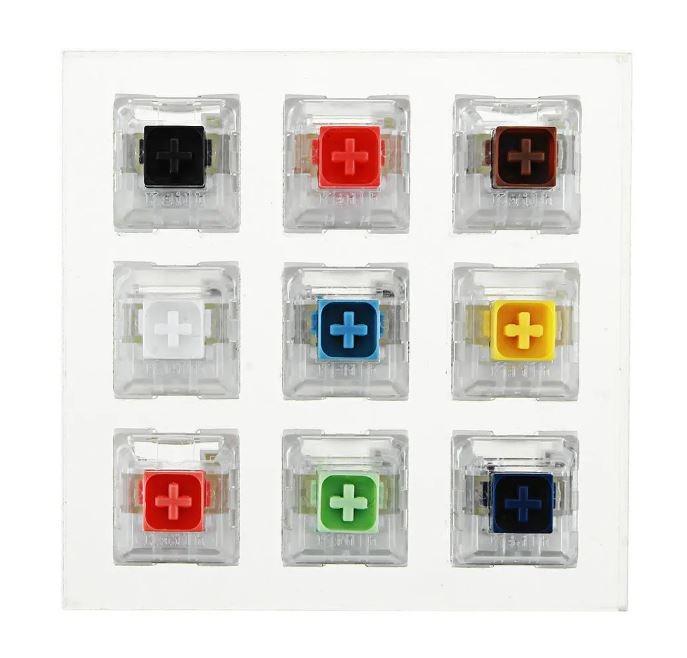 9 Keys Kailh BOX Switch Keyboard Switch Tester For Mechanical Keyboard ...