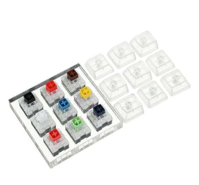 9 Keys Kailh BOX Switch Keyboard Switch Tester For Mechanical Keyboard ...