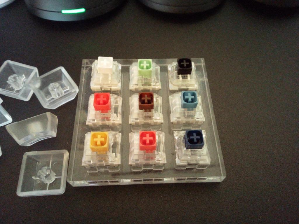 9 Keys Kailh BOX Switch Keyboard Switch Tester For Mechanical Keyboard ...