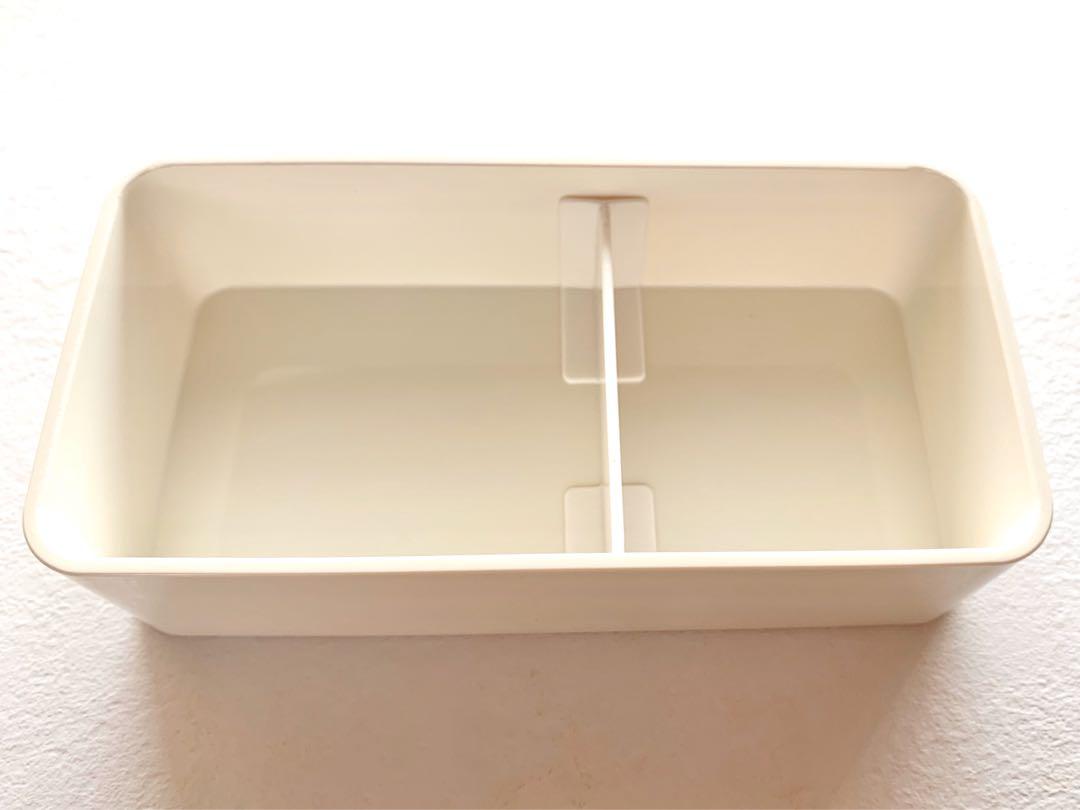 >> MUJI > Minimalistic 2 Tier Lunchbox Bentobox, Furniture & Home ...