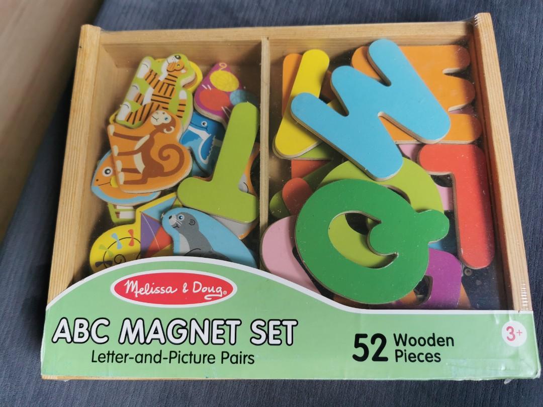 Abc magnet set letters and pictures pair, Hobbies & Toys, Toys & Games ...