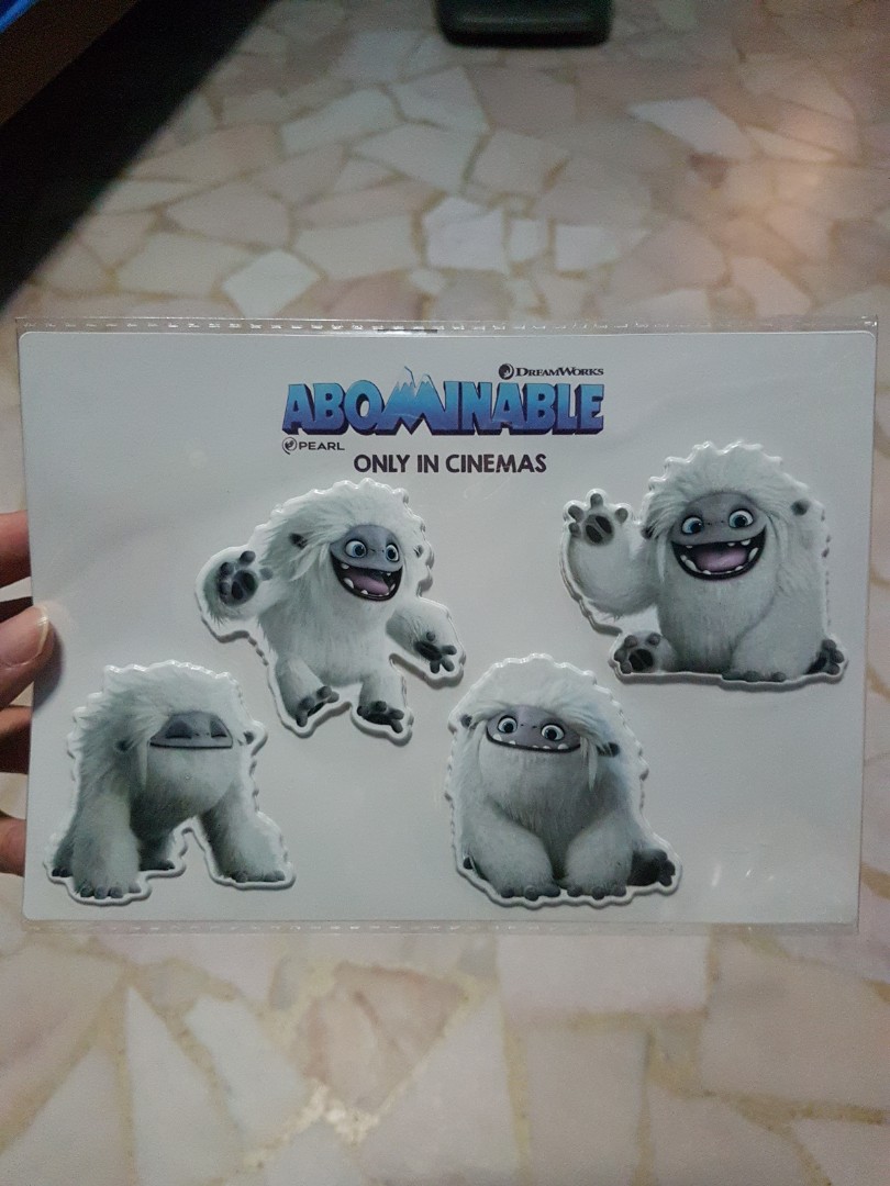 Abominable stickers, Hobbies & Toys, Stationery & Craft, Art & Prints ...