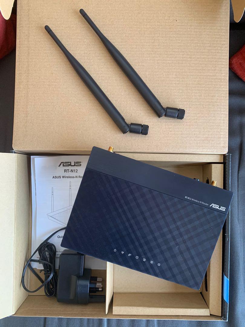 Asus RT-N12 3-in-1 Wireless Network Router, Computers & Tech, Parts ...