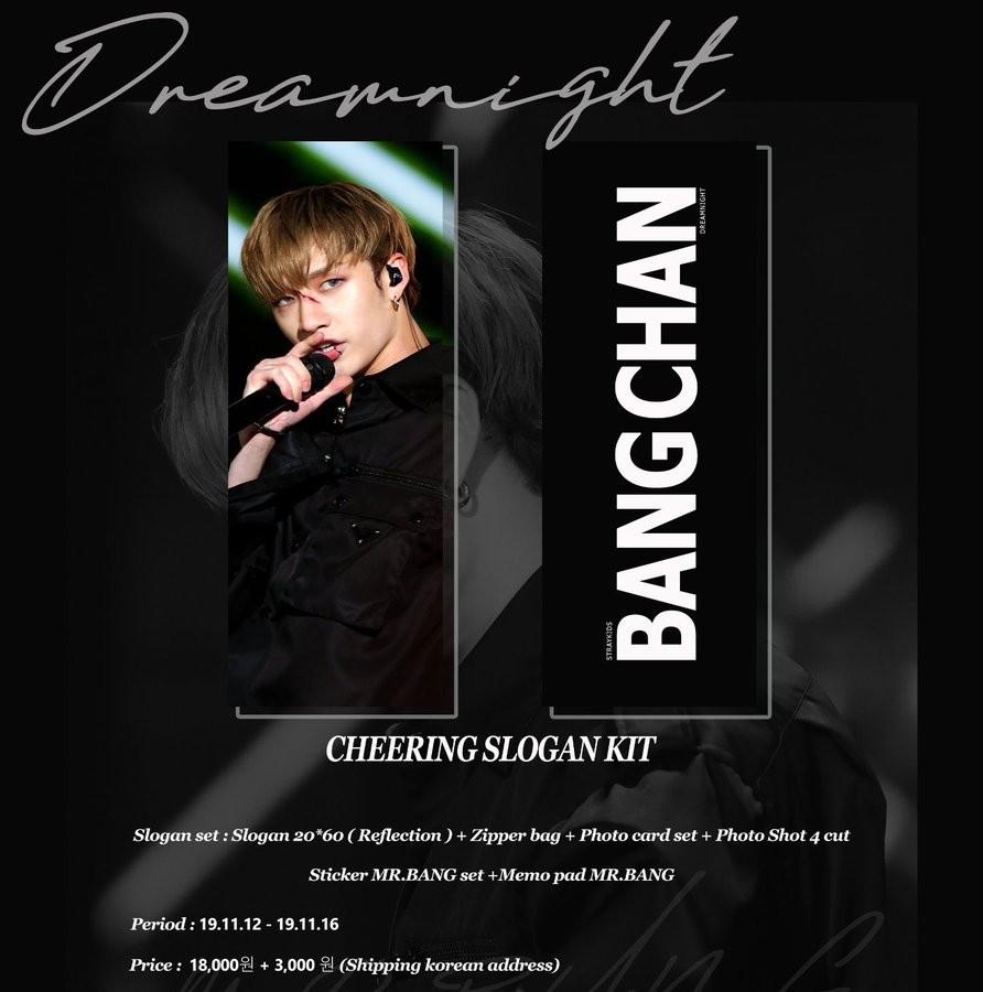 Bang Chan slogan set [official fansite], Hobbies & Toys, Memorabilia ...