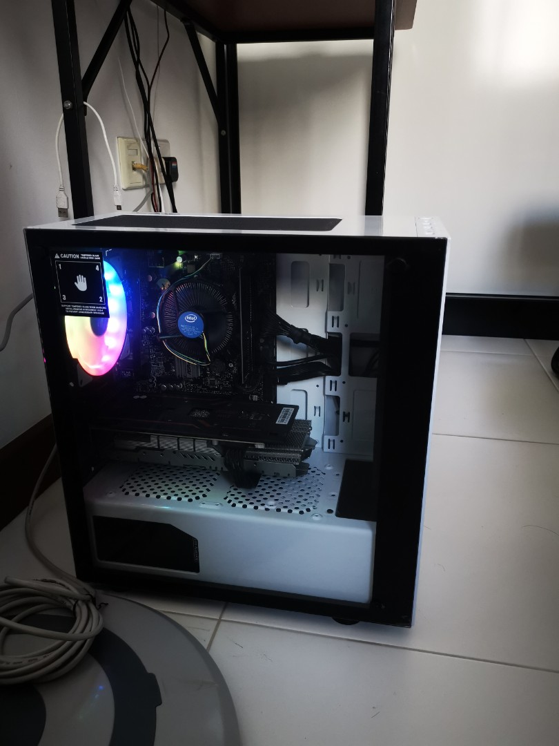 Basic gaming desktop with 24 in monitor gaming keyboard, Computers ...