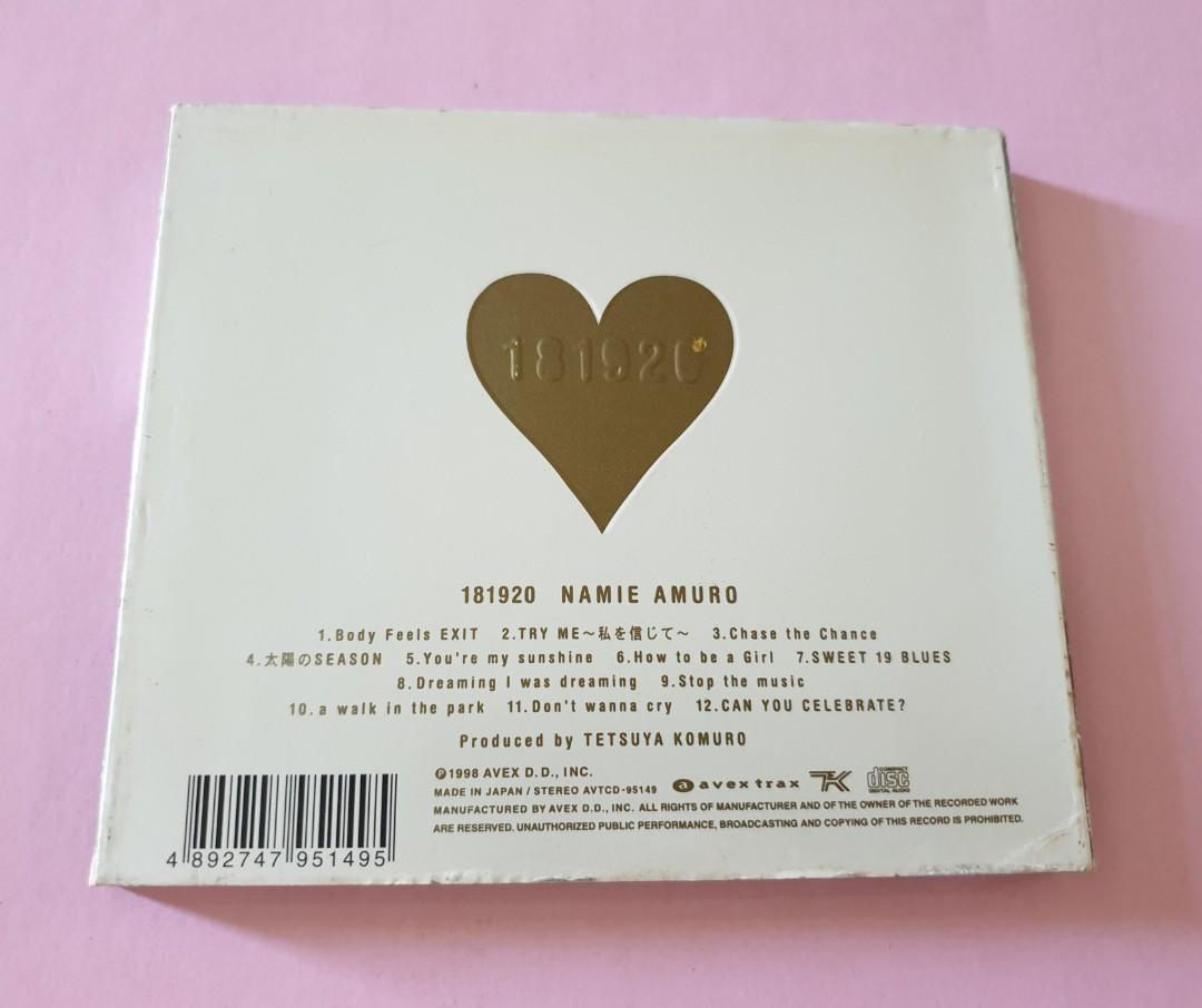 CD. Namie Amuro 181920 (Super 12 Singles Collection), Hobbies & Toys, Music & Media, CDs & DVDs ...