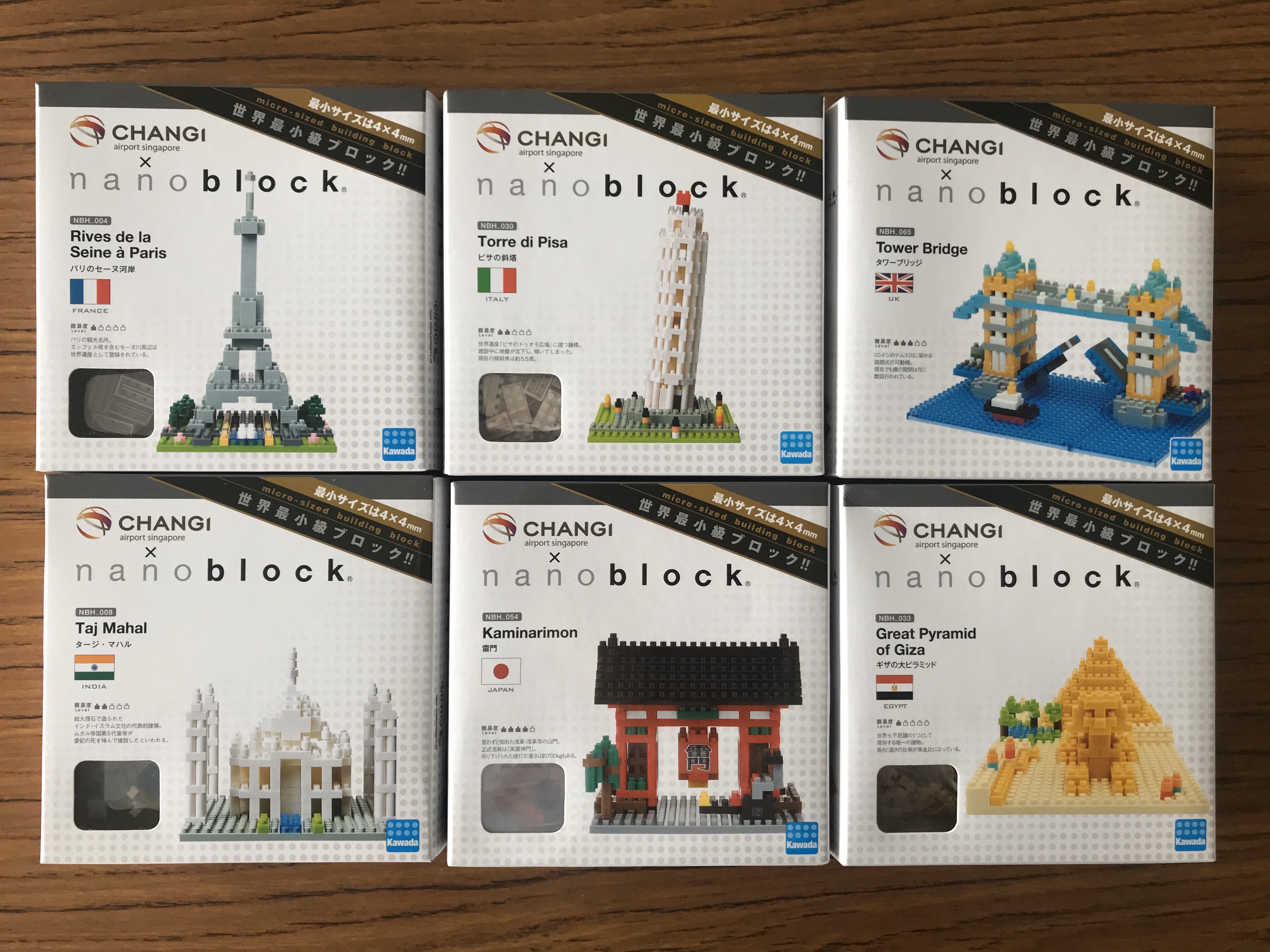 Changi Airport Nanoblocks (travel/sightseeing limited edition), Hobbies & Toys, Toys & Games on ...