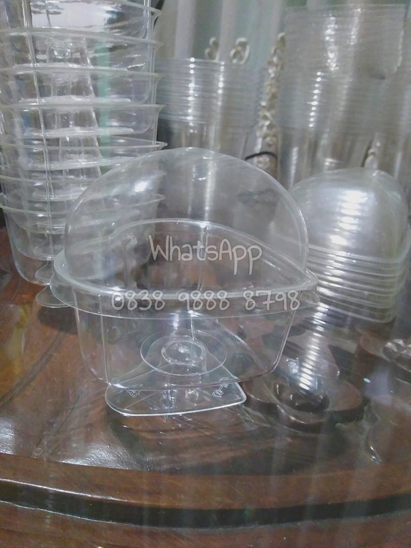 Cup plastik mika bentuk hati heart puding #carousell99, Kitchen ...